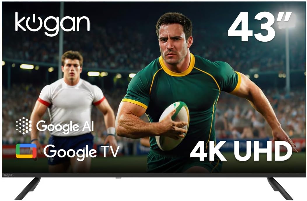 Kogan 43" QLED 4K 144Hz Smart AI Google TV - Q98G - KAQL43XQ98GSVA - 43 Inch: TVs: Amazon.com.au