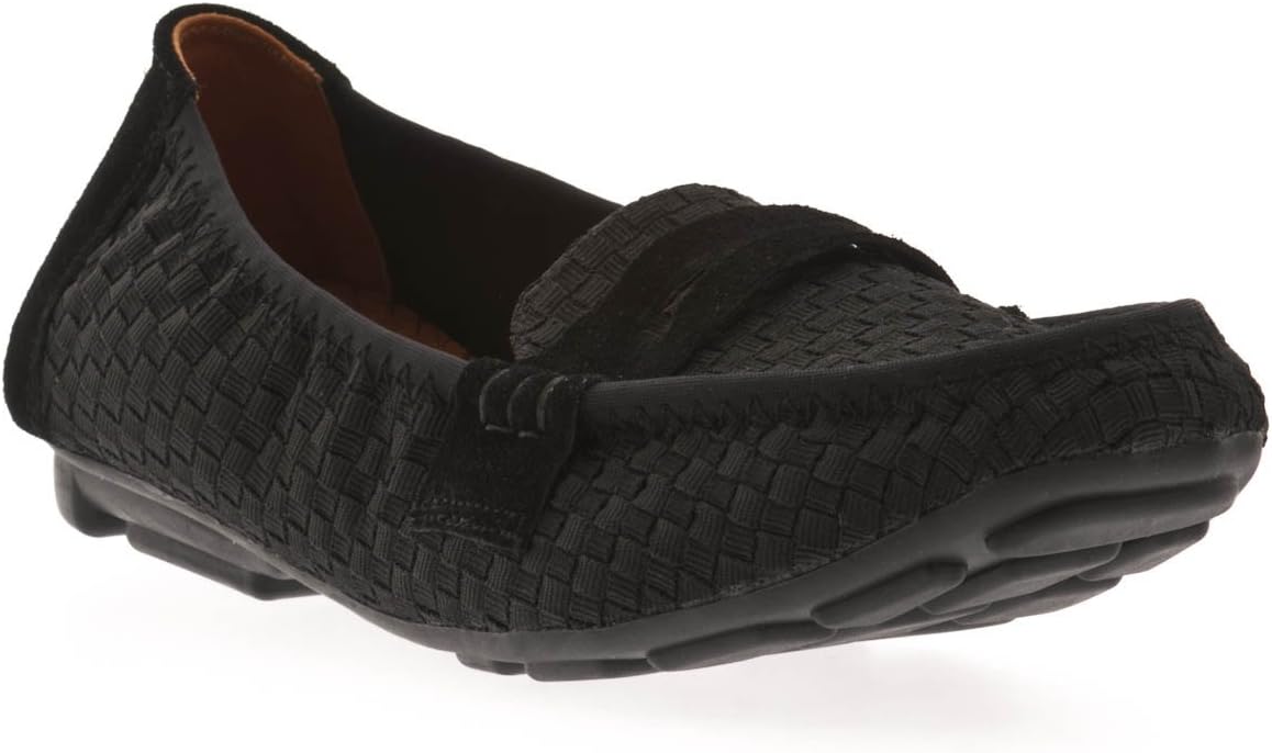 Amazon.com | Bernie Mev Women's Penny Loafer Black EUR 36 | Loafers ...