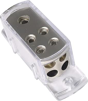 Amazon.co.jp: 4-Way 1X 4AWG 4X 8AWG Output/Ground Cable Splitter ...