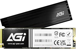 Amazon.com: AGI AI838 1TB SSD, NVMe PCIe Gen4x4 M.2, Speeds Up-to 7 ...