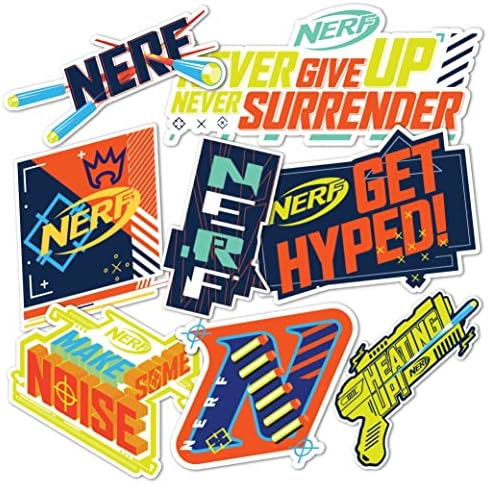 Amazon.com: Desert Cactus Nerf Sticker - 8 Sticker Vinyl Decal Laptop ...