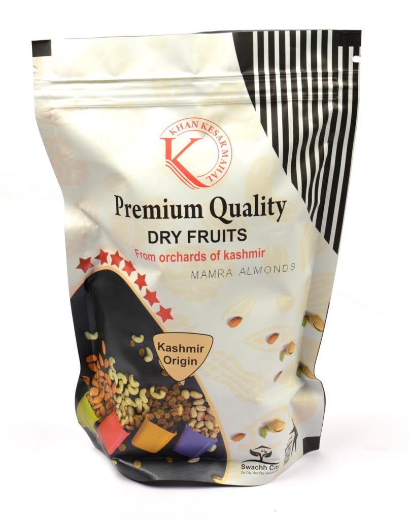 KHAN KESAR MAHAL Kashmiri Mamra Almonds|Almonds Dry Fruits High In ...
