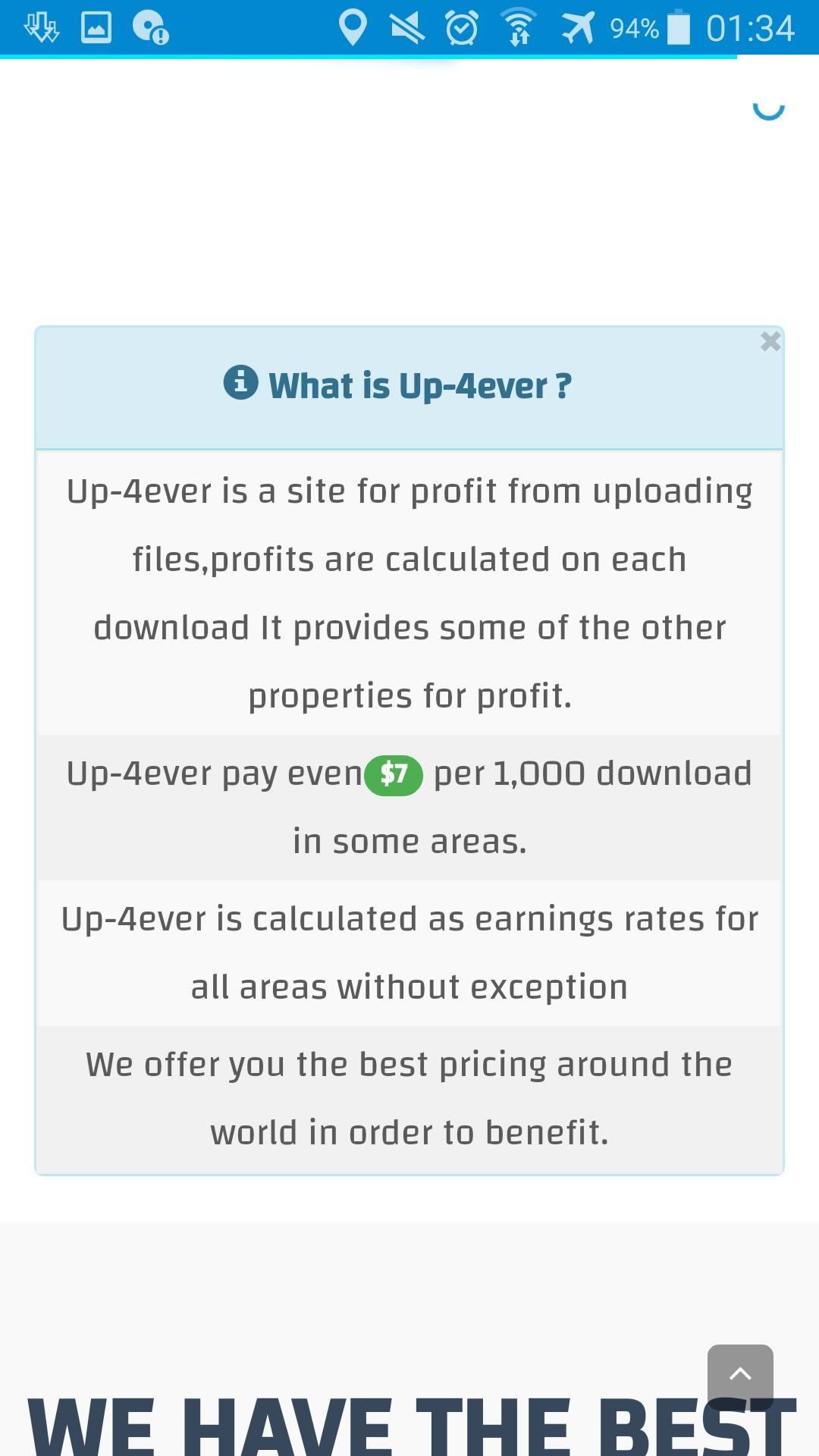 Up4Ever app - Application sur Amazon Appstore
