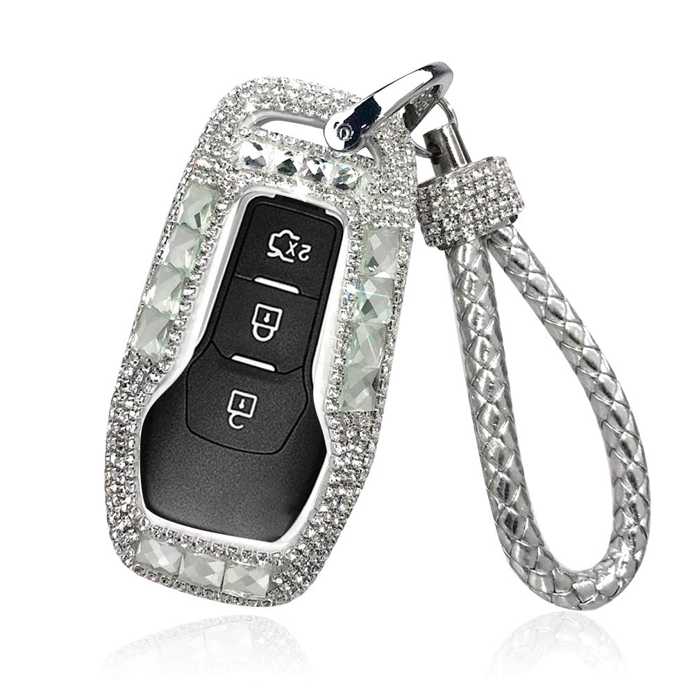 Amazon.com: Bling Bling Luxury Crystal Diamond Key Fob Case Cover ...