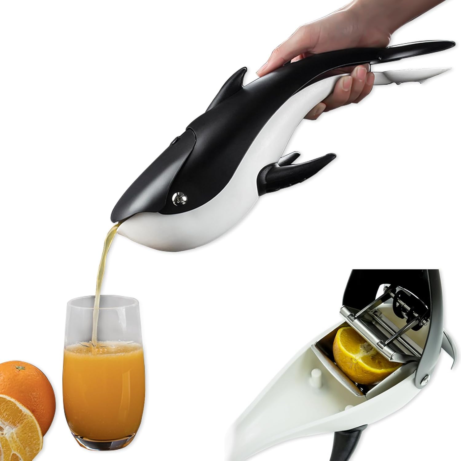 Amazon.com: Killer Whale Lemon Juicer Squeezer Handy Citrus Juicer ...