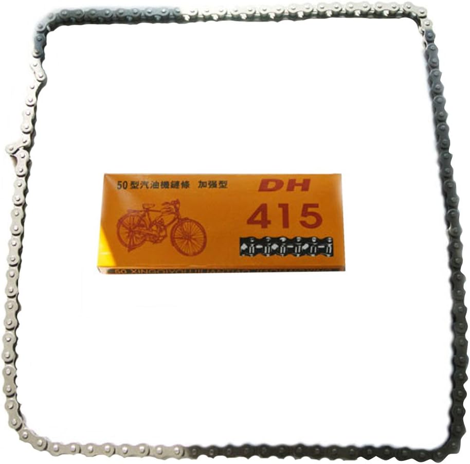 Amazon.com: 415 Chain Heavy Duty 2-Stroke 49/66/80cc Motorized Bicycl ...