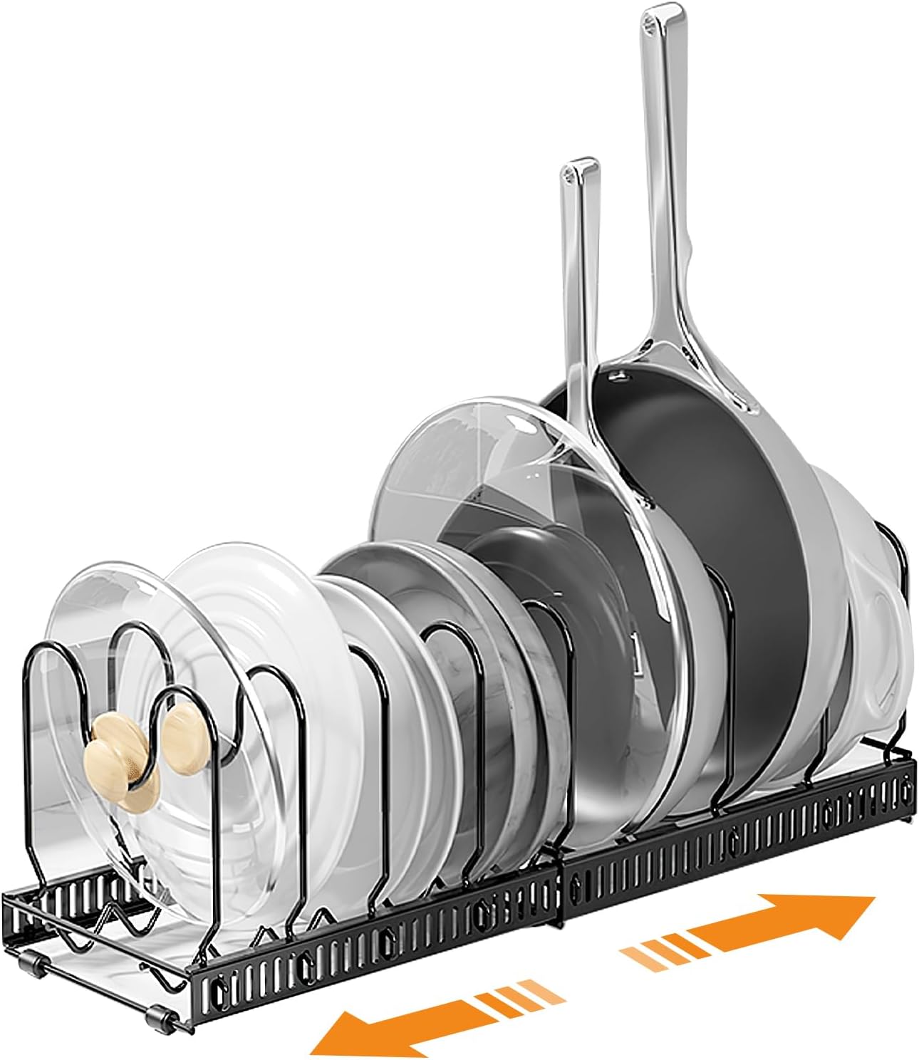 Amazon.com: SJTOEB Pull Out Pots and Pans Organizer for Under Cabinet ...