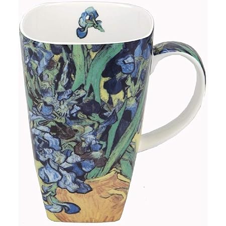 Amazon.com | McIntosh Vincent Van Gogh Sunflowers Fine Bone China (19.6 oz) Grande Mug in ...