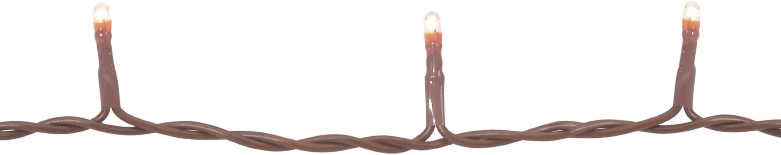 Amazon.com: Darice LT60-5 Clear Teeny 20-Bulb Light Set with Brown Cord ...