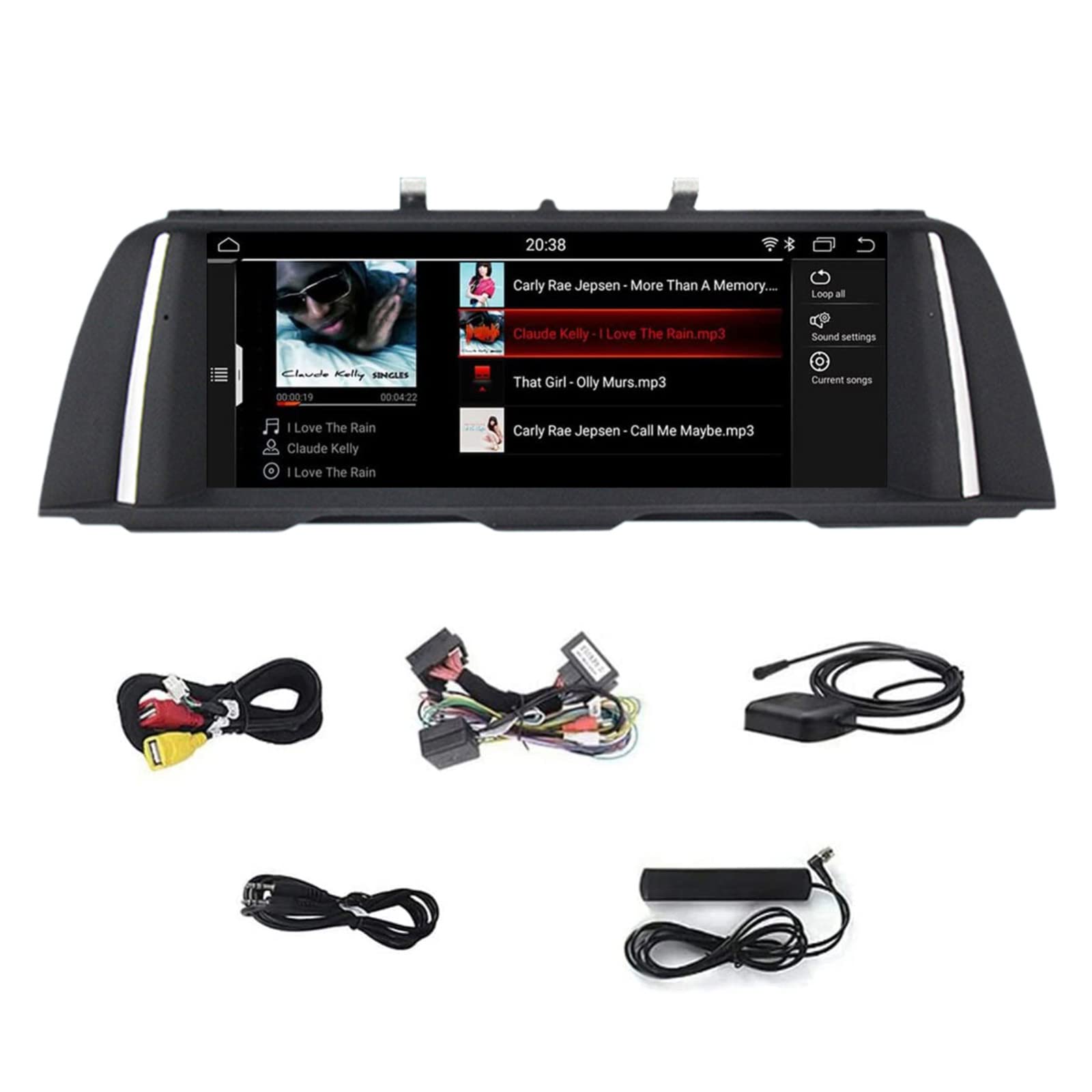 Sat Nav GPS Navigation Android 12 For B-MW 5 Series F10 F18 2013-2017 ...