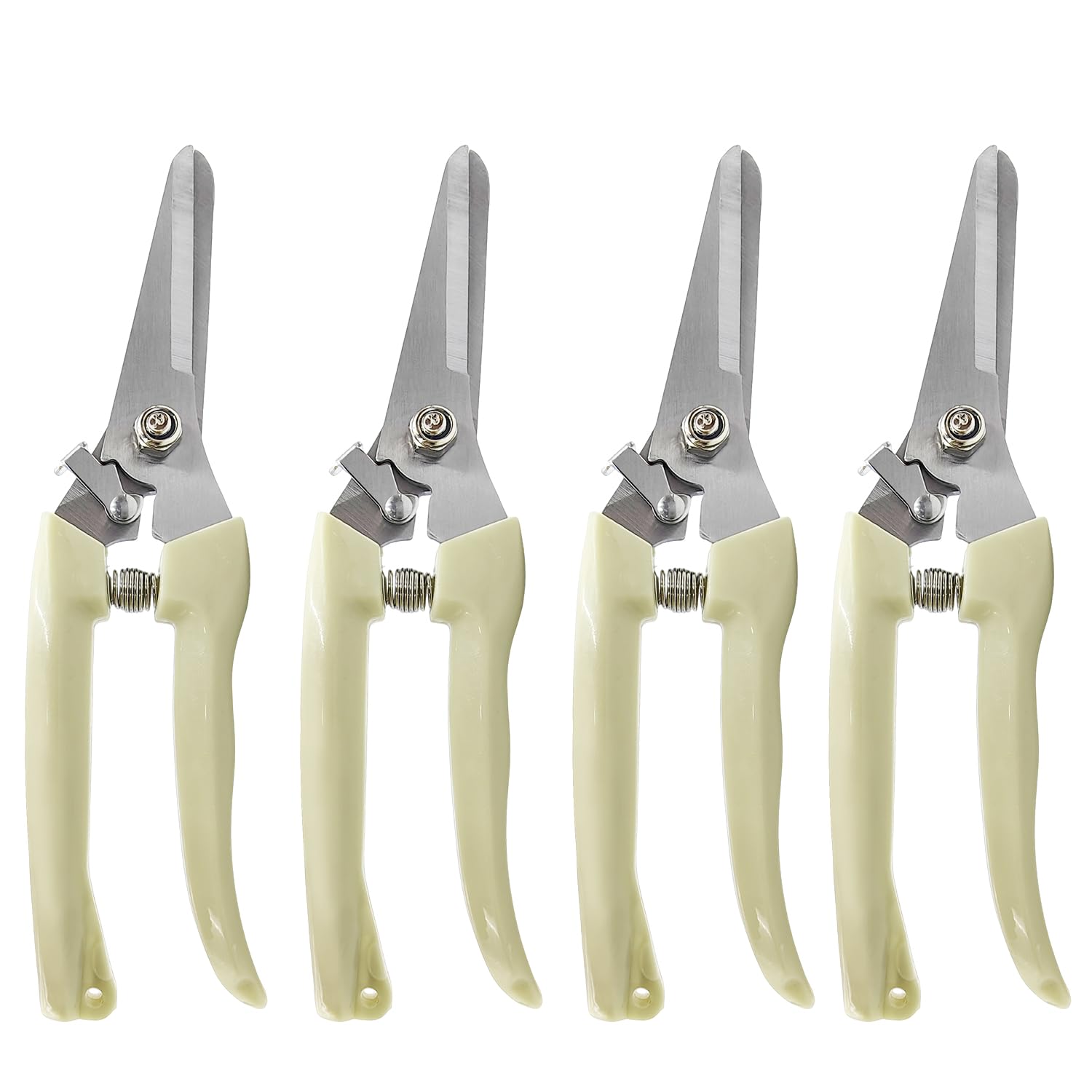 Snapklik.com : 4-pack Long Garden Flower Scissors 7.7 Inch