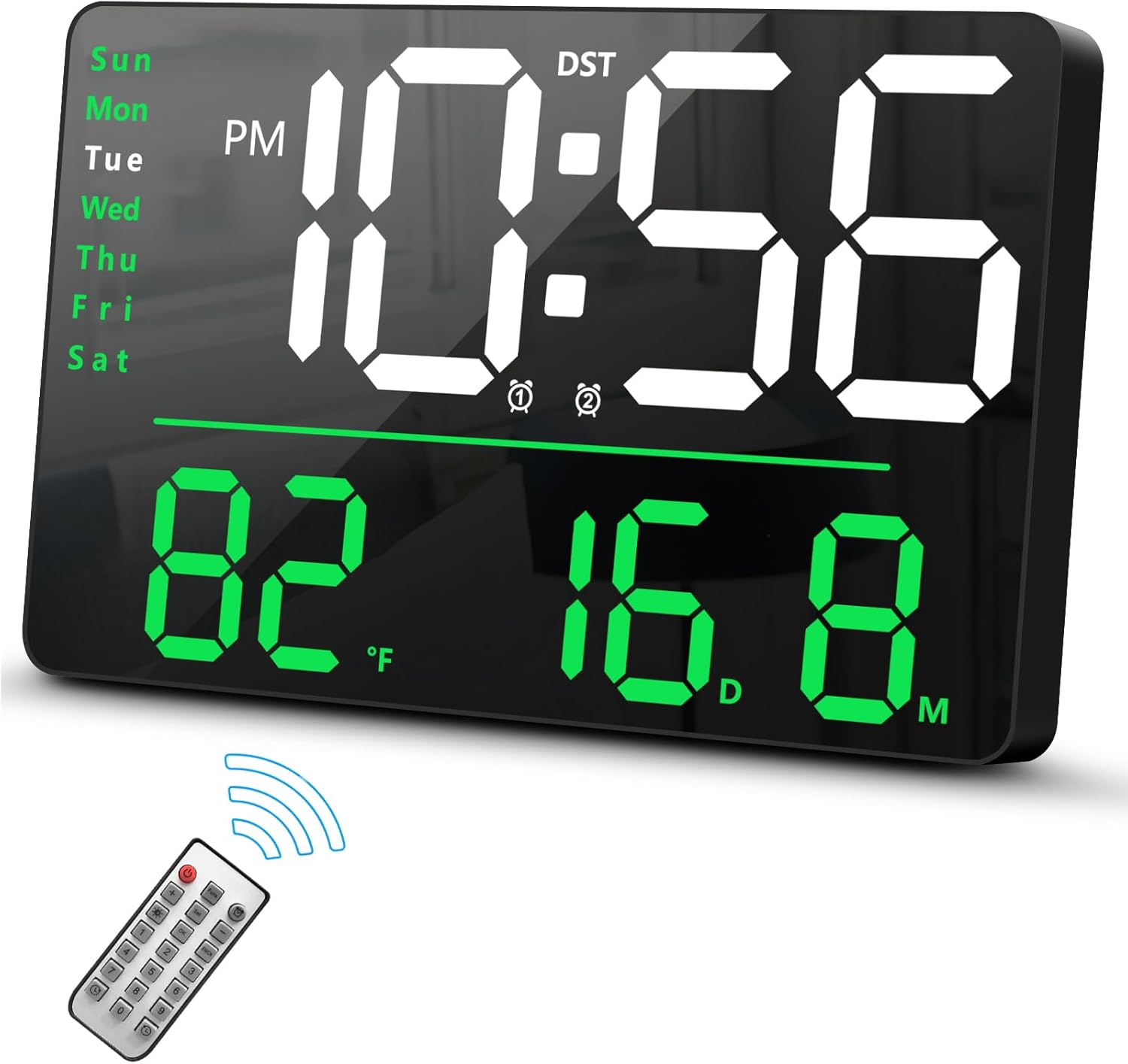 Digital Wall Clock, LED Clock with Remote Control, Australia | Ubuy