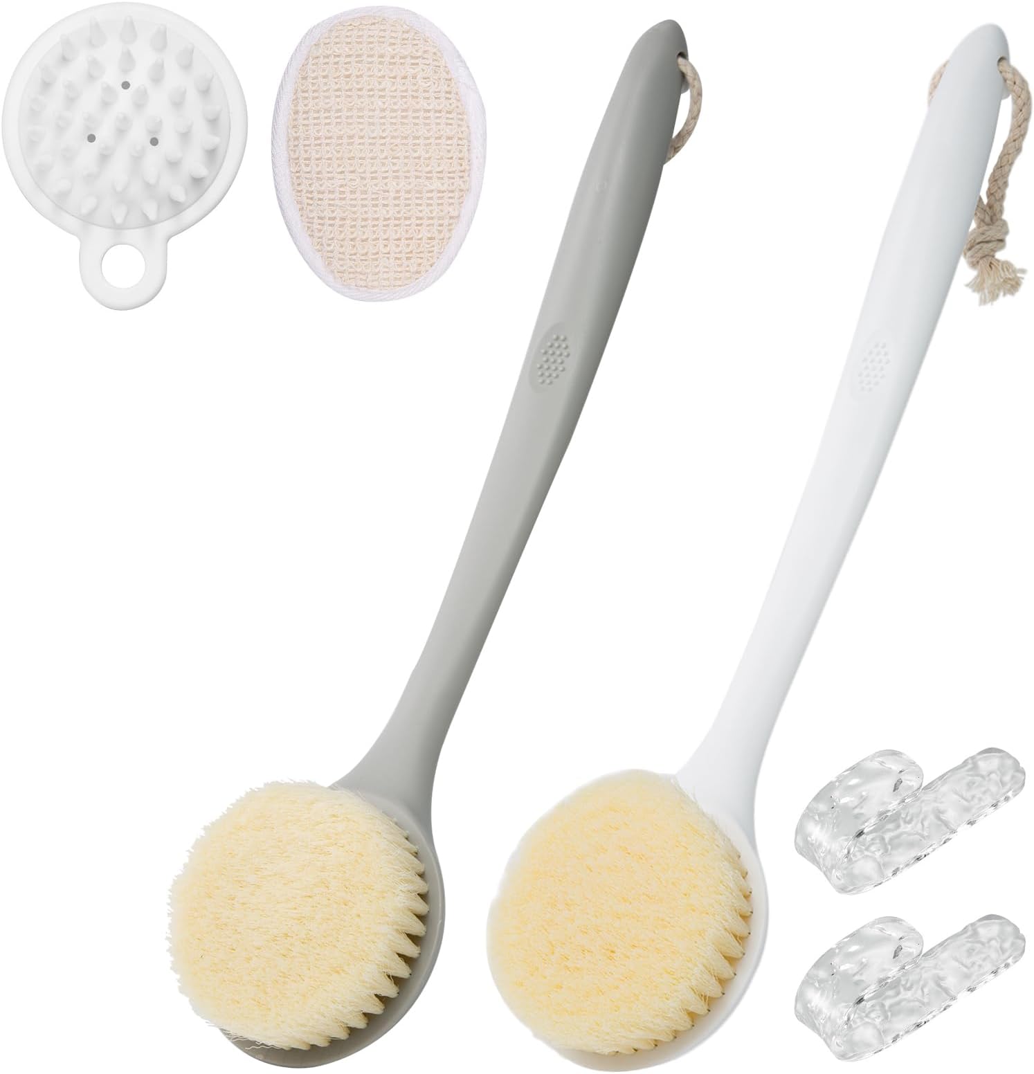 Amazon.com : Klyfar Back Scrubber Long Handle for Shower - 3 in 1 Back ...