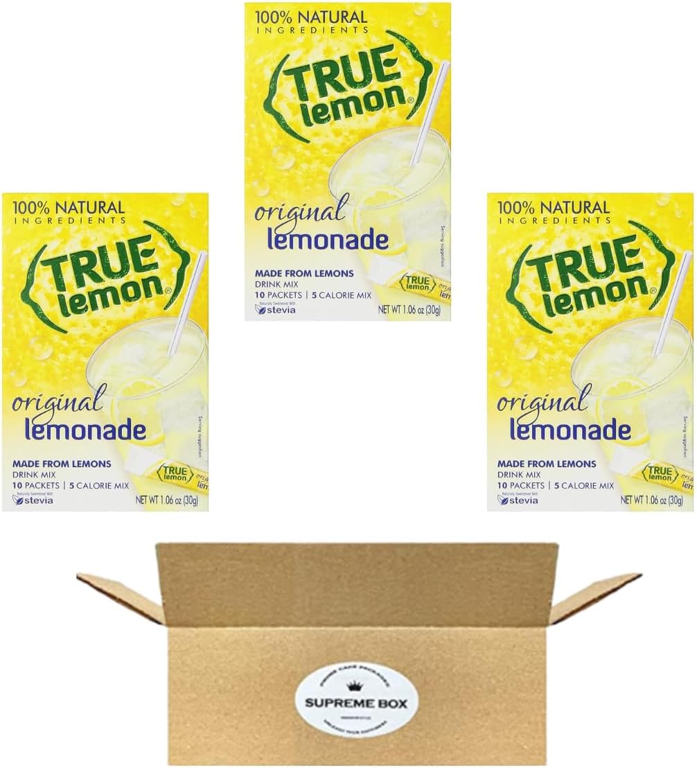 Amazon.com : TRUE Lemon Crystallized Lemon Real Flavor Real Fruit (1 ...