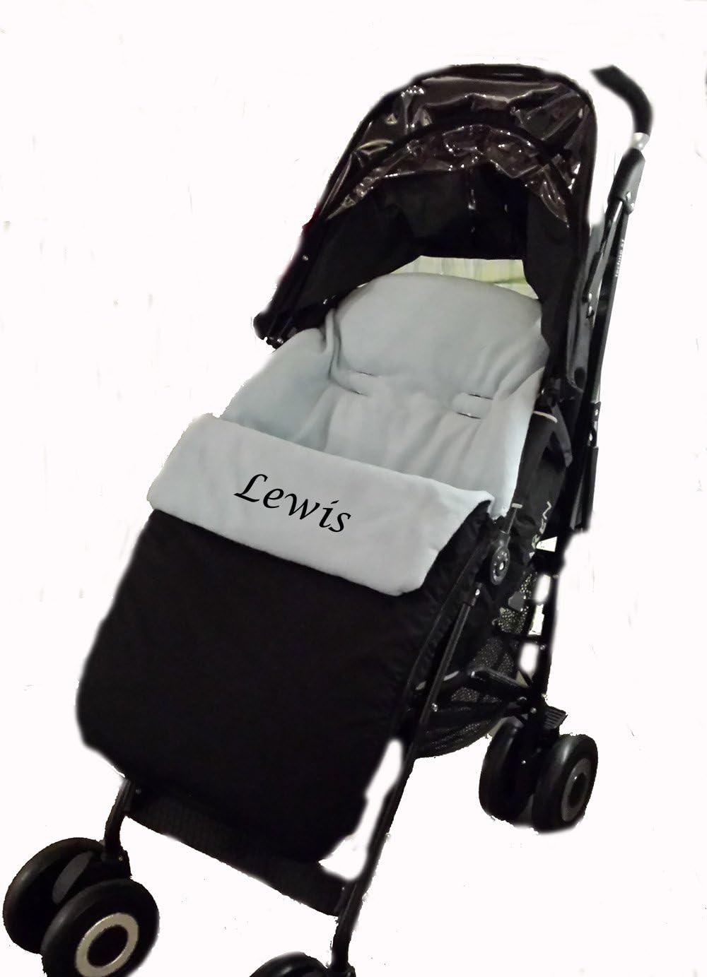 Personalised Embroidered Pushchair, Buggy, Stroller Footmuff Cosy Toes ...