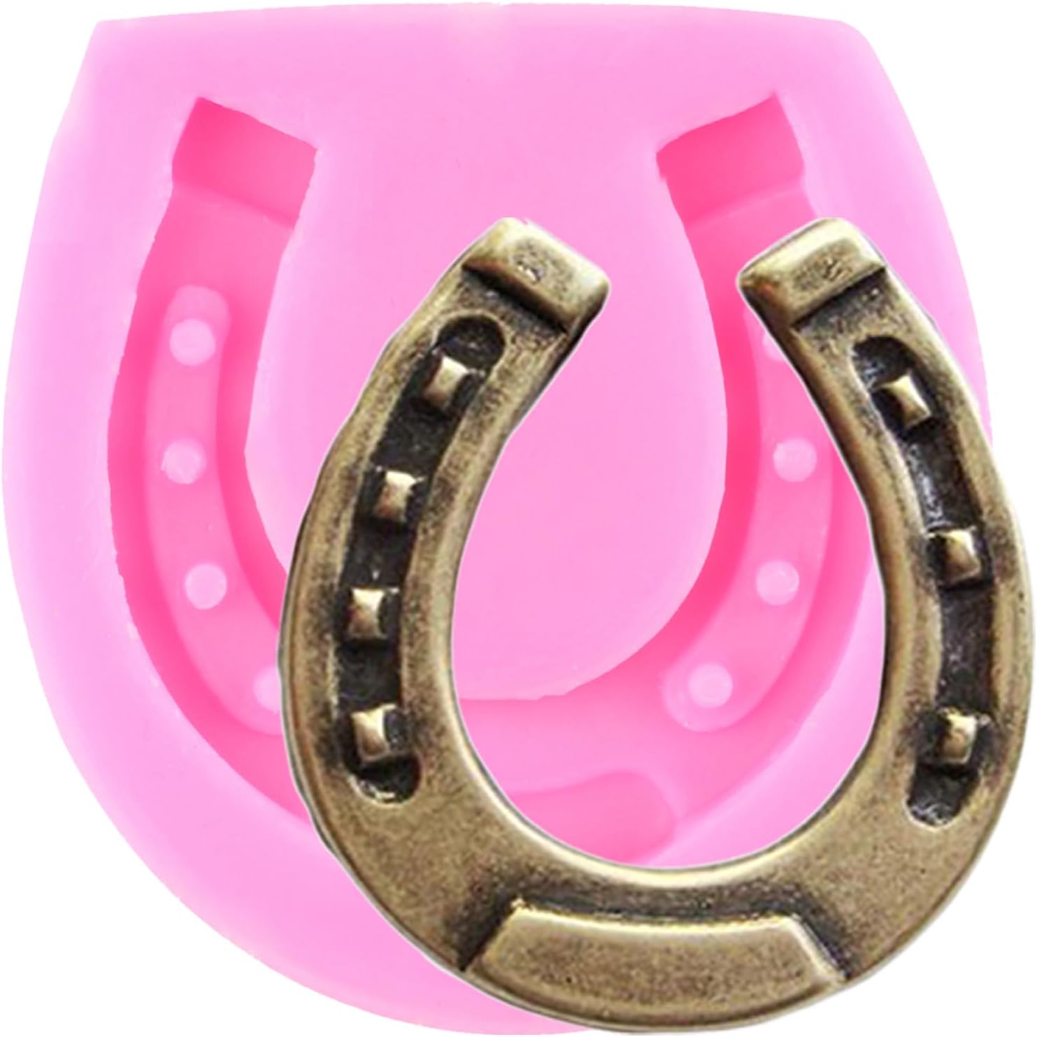 Amazon.com: YIHUOMOLDS Horseshoe Hoof Fondant Silicone Molds For Cake ...