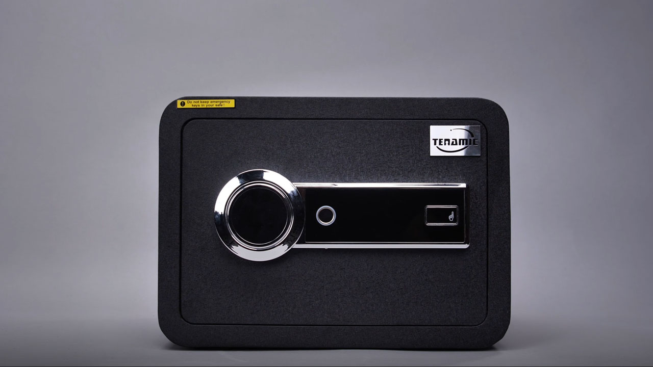 Watch Tenamic Biometric Fingerprint Home Safe Box Also for Hotel on ...