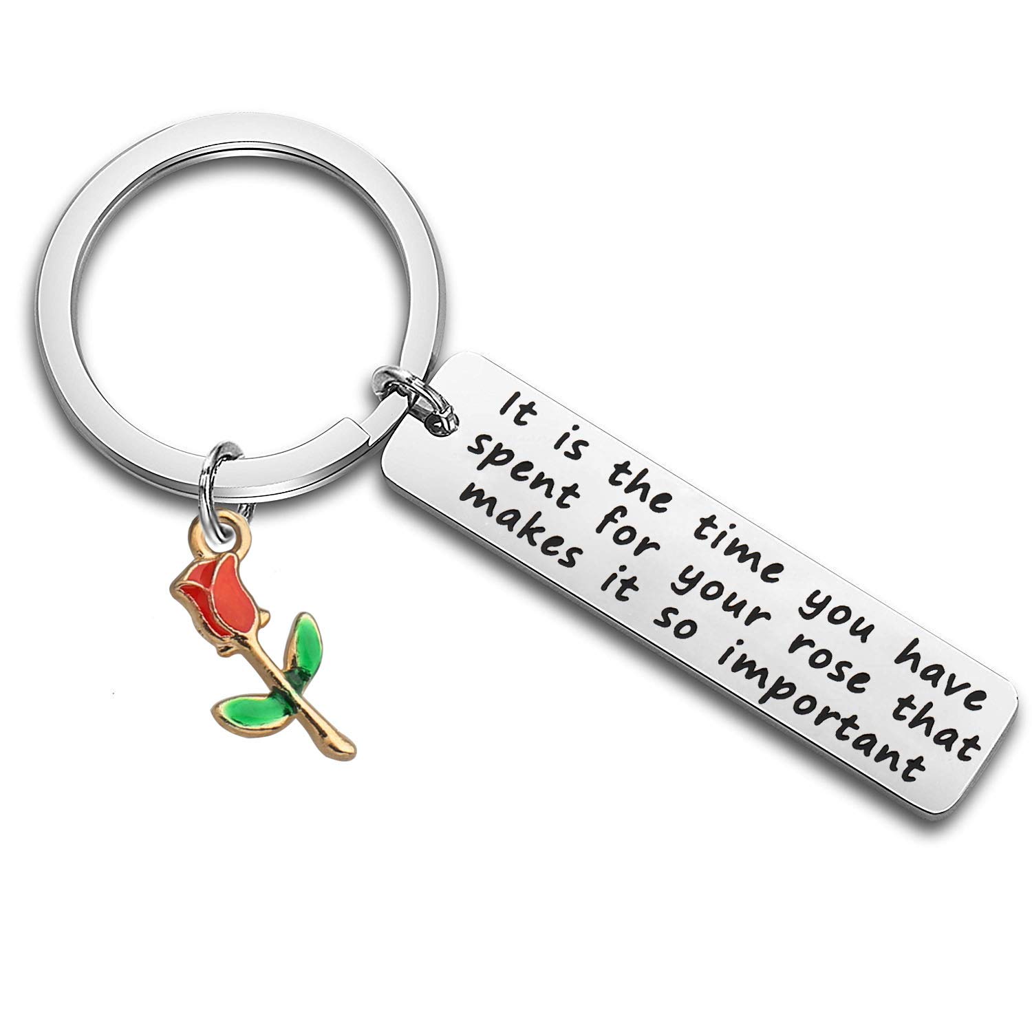 Myospark The Little Prince Quote Keychain It Is The Time | Desertcart ...
