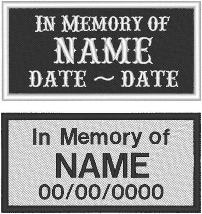 Amazon.com: Custom Embroidered Memorial Patch - in Memory of RIP R.I.P ...