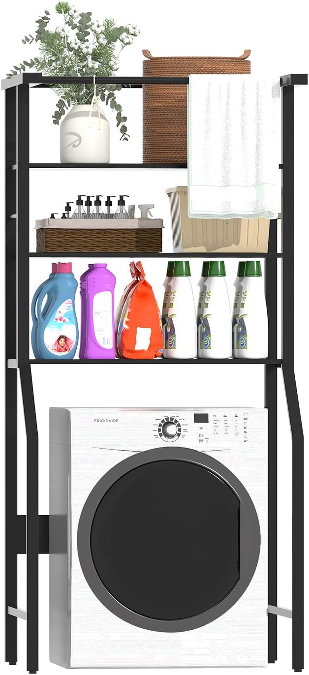 Amazon.com: VZONE Over The Washer and Dryer Storage Shelf - All Steel ...