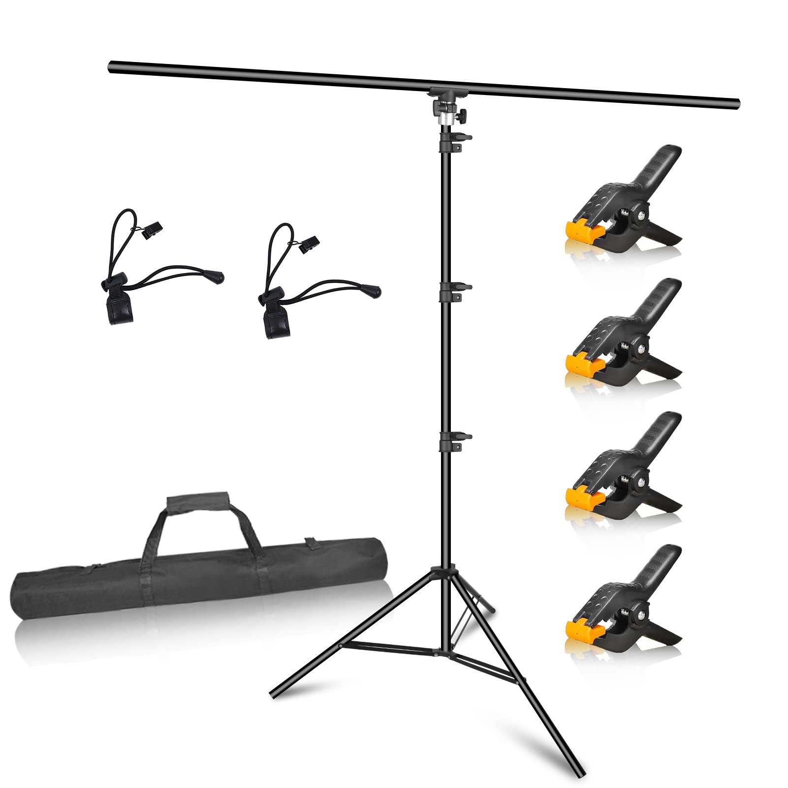 Buy FUDESY T-Shape Backdrop Stand Kit 2.6M x 1.5M / 8.5 x 5ft ...