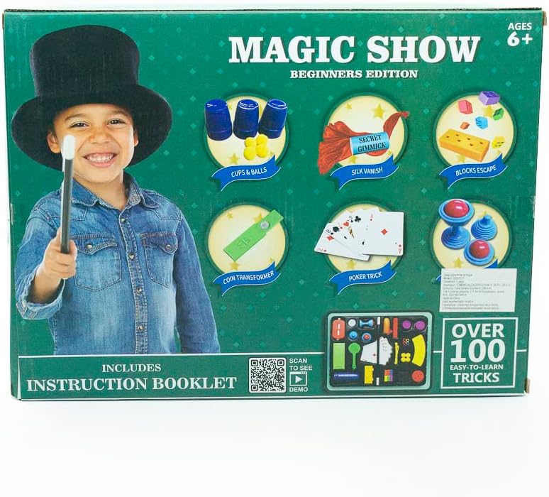 LA FABRICA DEL JUEGO Kit de 100 Trucos de Magia para niños y niñas ...