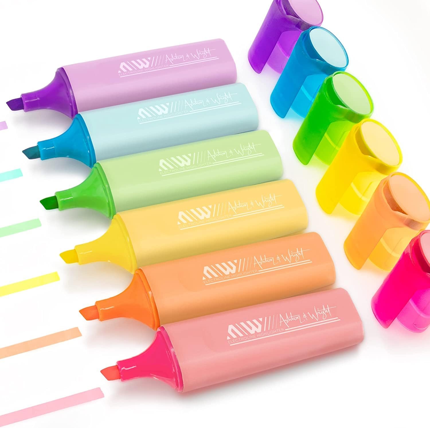 Q-Connect Assorted Highlighter Pens (Pack of 6) KF01909 : Amazon.co.uk ...