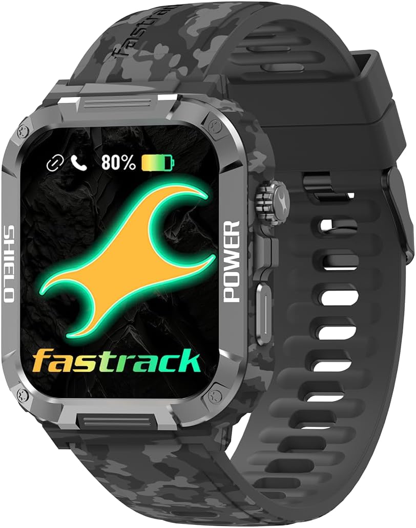 Fastrack Limitless Valor Rugged Smartwatch|Large 1.91" Super UltraVU ...