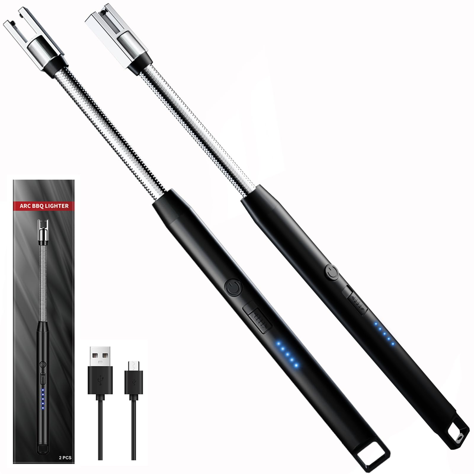 Amazon.com: Rechargeable Candle Lighter, Electric Lighter with LED ...