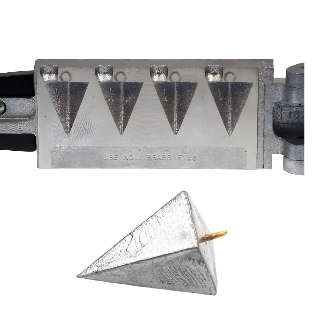 Amazon.com : Do It Mold Pyramid Sinker Jig Size 1 Oz Do it Mold (3166 ...