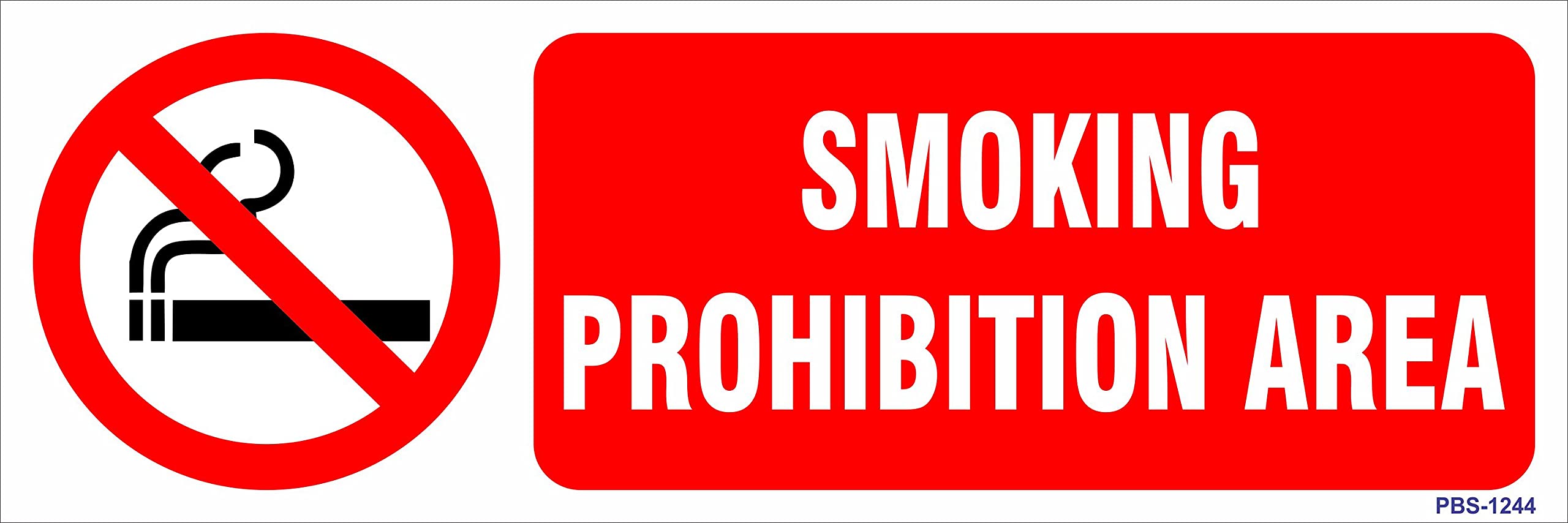 Aditya Sign Smoking Prohibition Area sign Board - Set of 3 - Best Use ...