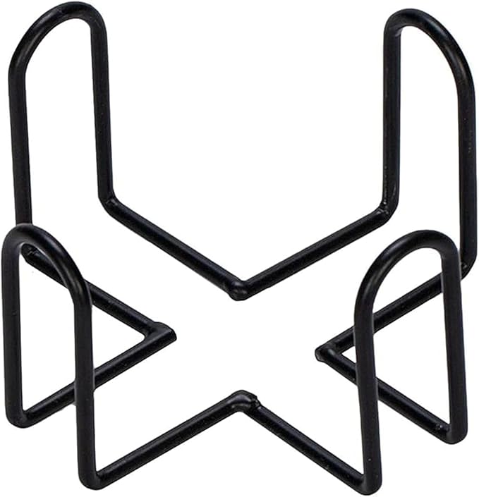 Amazon.com: Black Iron Coaster Holder Metal Storage Rack Coasters Shelf ...