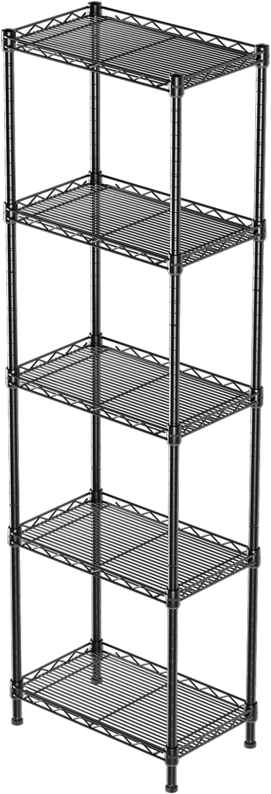 Amazon.com: SINGAYE 5 Tier Shelf Wire Shelving Adjustable Storage ...