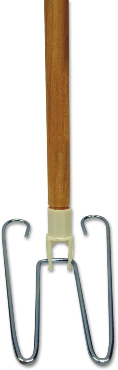 Amazon.com: Wedge Dust Mop Head Frame/Natural Wood Handle, 15/16" Dia ...
