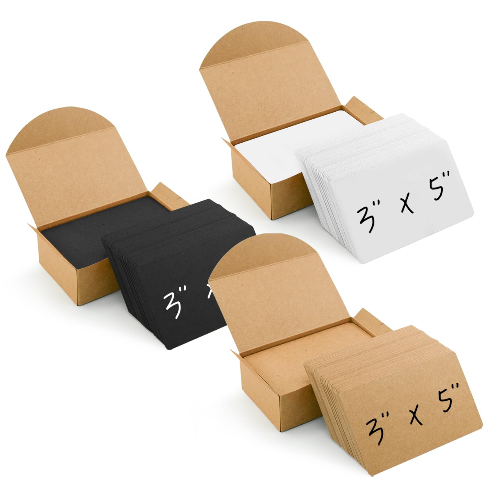 Snapklik.com : VANRA 300PCS Blank Index Cards 3x5 Inches Note Cards ...