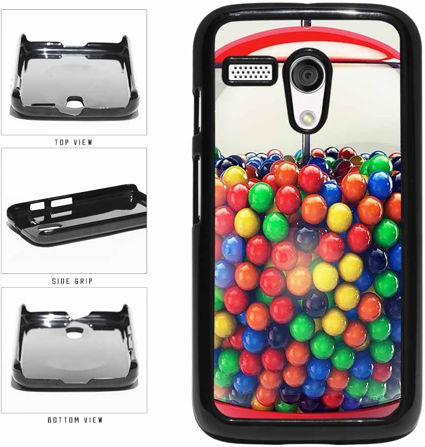 Amazon.com: Rainbow Gumballs In Gumball Machine Plastic Phone Case Back ...