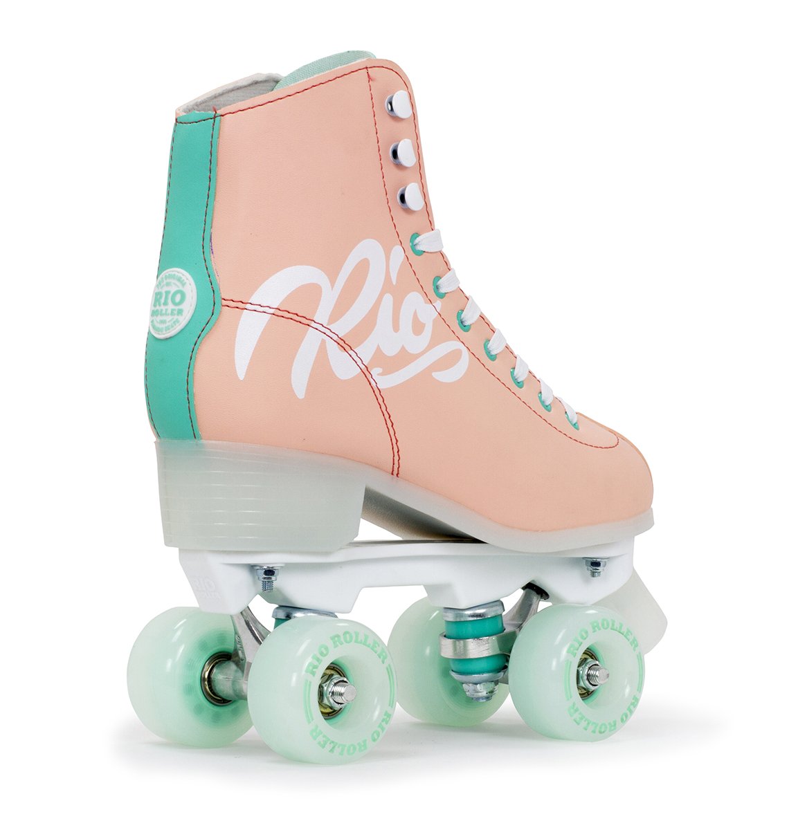 Script Roller Skate - Peach/Green (Women's 10.5)