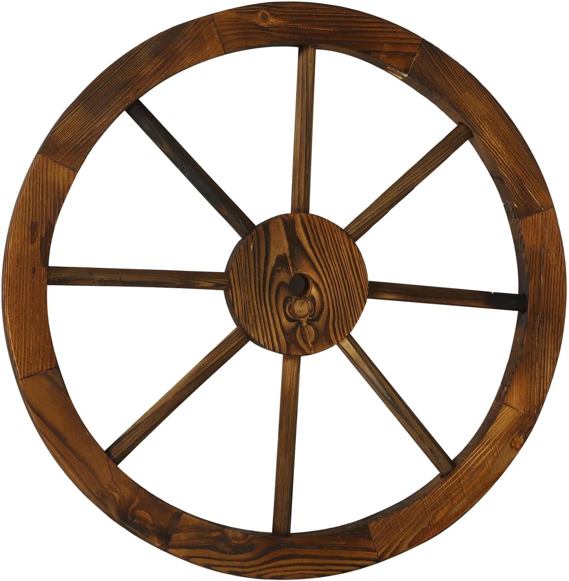 HortifKRAFT Wooden Wagon Wheel, Decorative Wooden Wheels for Old ...