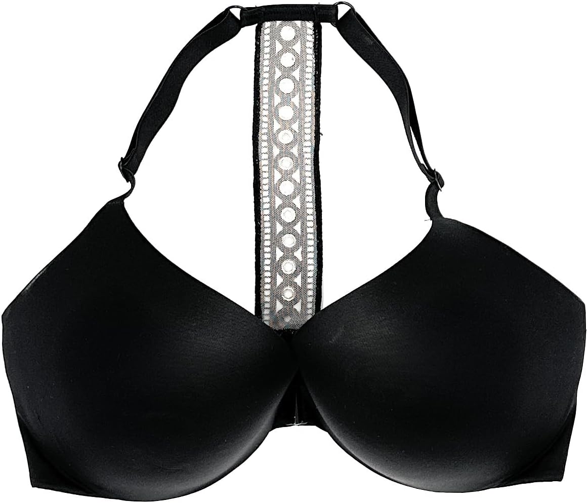 Victoria's Secret So Obsessed Wireless Push Up Bra Black Eyelet 36DD at ...