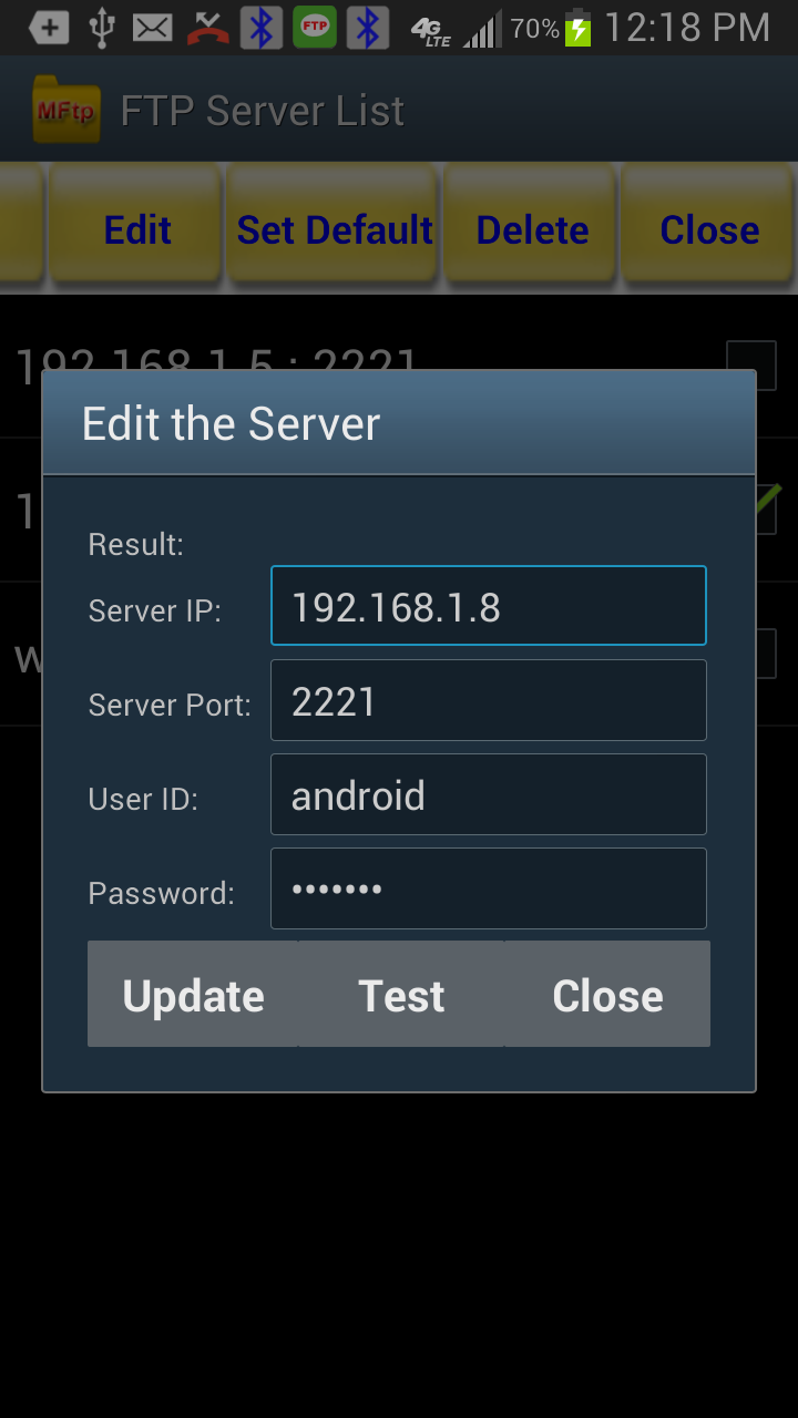 MFtp - Android FTP Client - App on Amazon Appstore