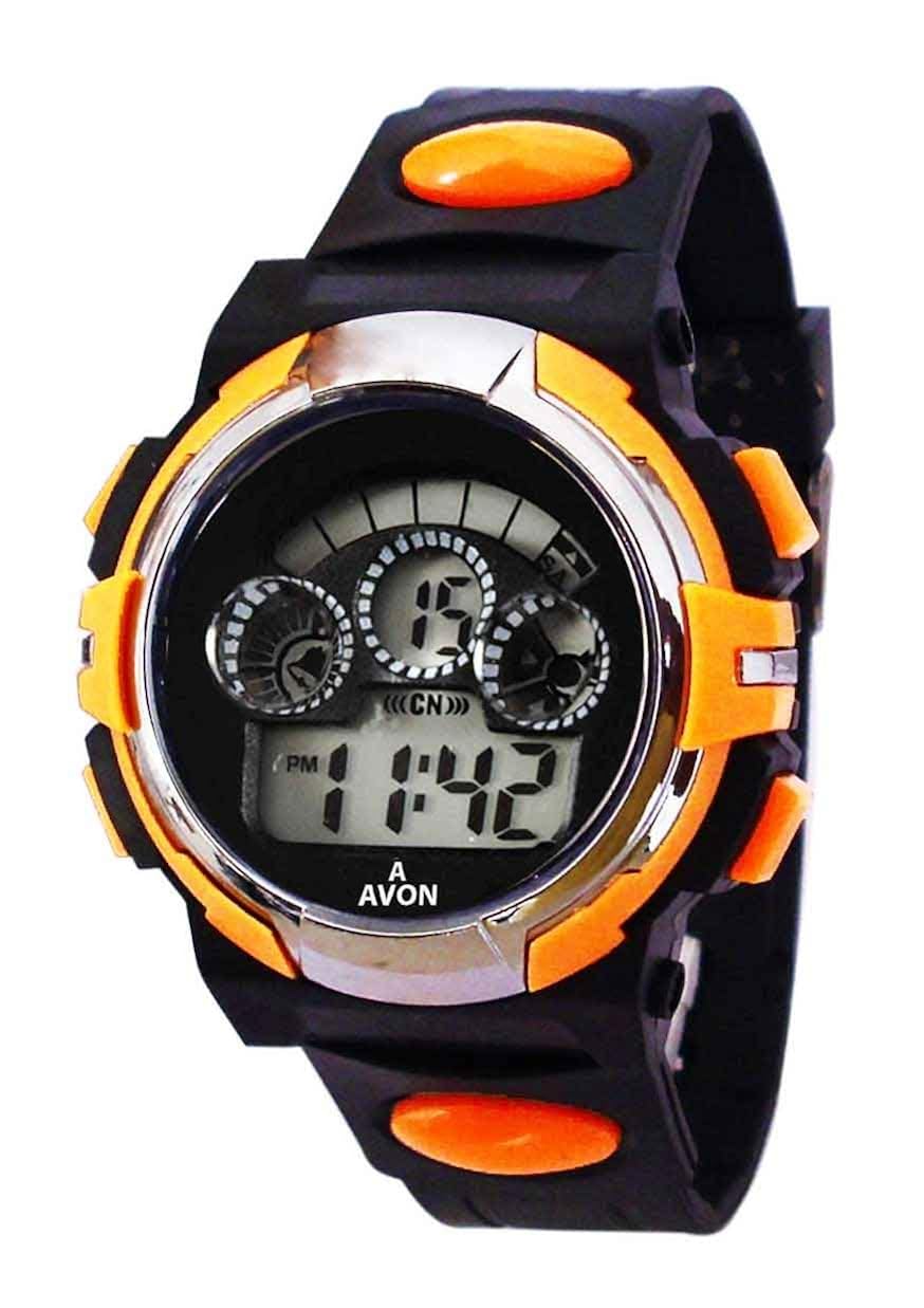 A Avon Sports Digital Black Dial Men's Watch - 1001769 : Amazon.in: Fashion