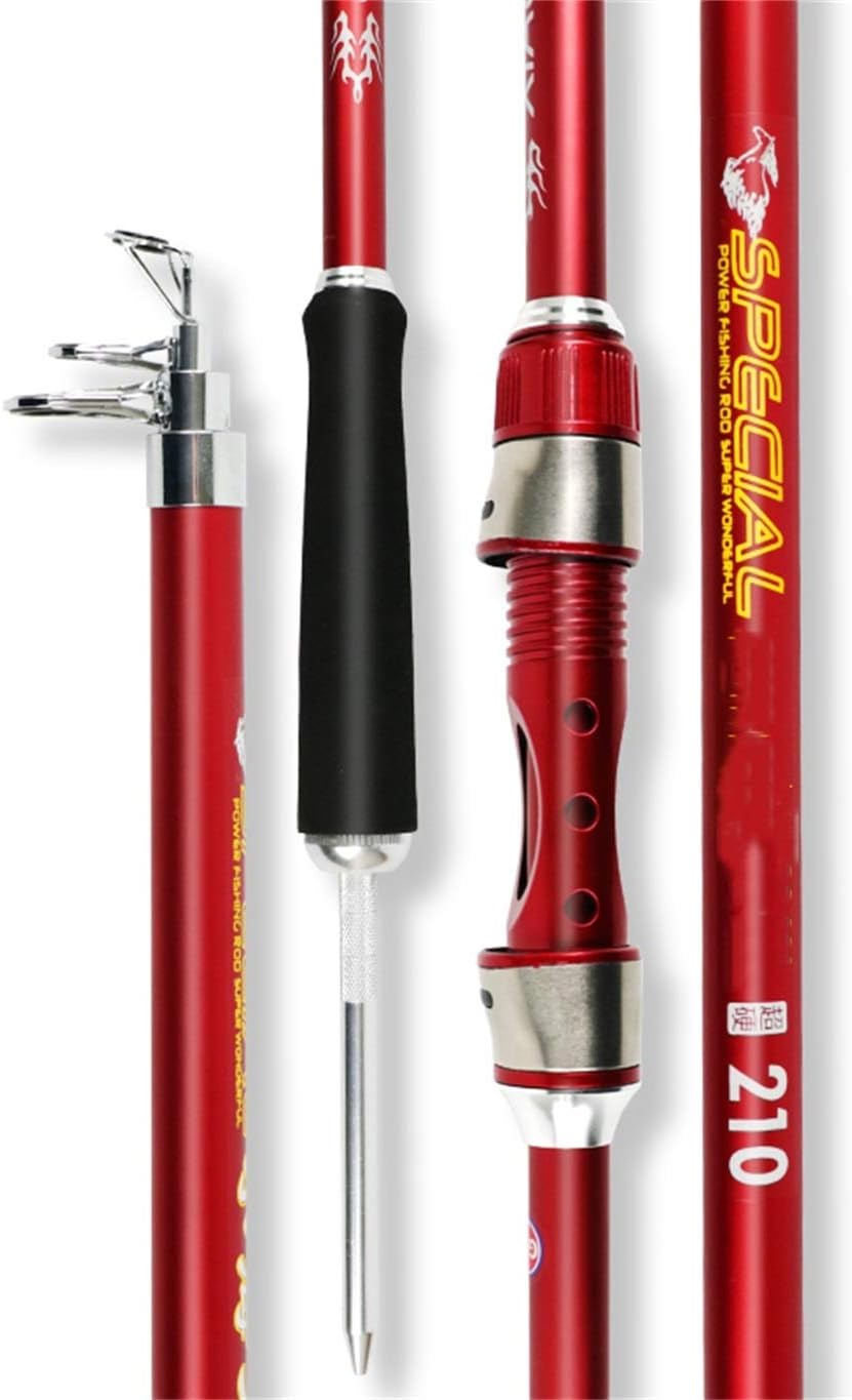YUSHRO Telescopic Fishing Rod, Powerful Ergonomics Handle Strong ...