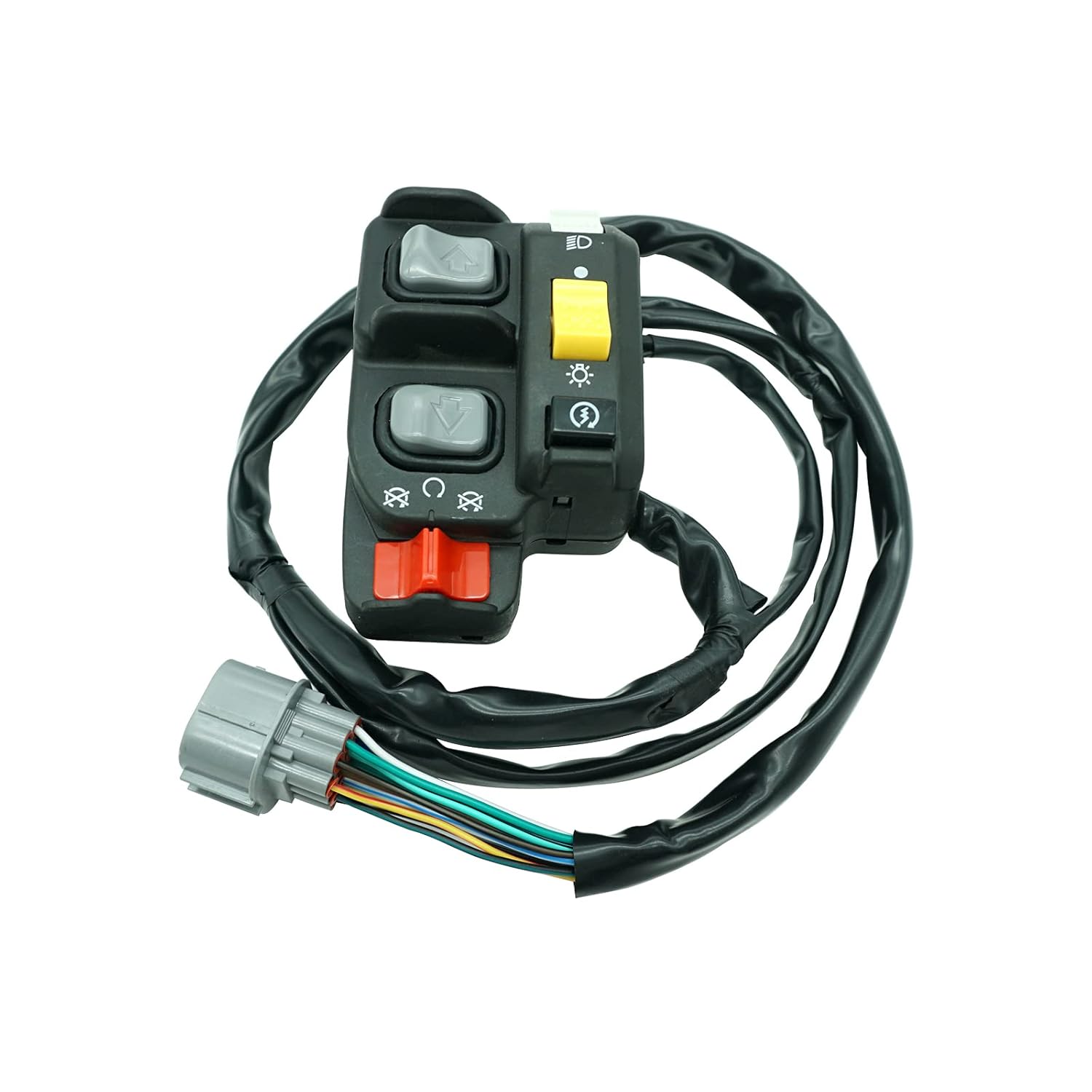 Amazon.co.jp: M MATI 左ハンドルバー 電動シフトスタートストップ ヘッドライトスイッチ ホンダ TRX500 ...