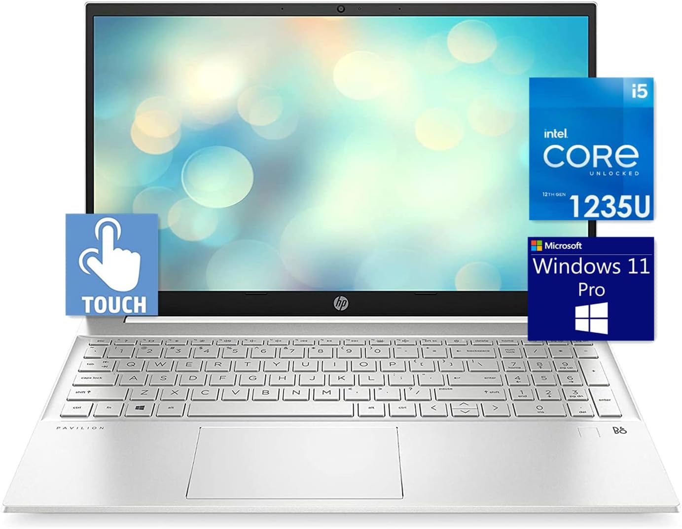 Amazon.com: HP Pavilion 15 Business Laptop - (10-core) eIntel Core 12th Gen i5-1235U - 15.6" FHD ...