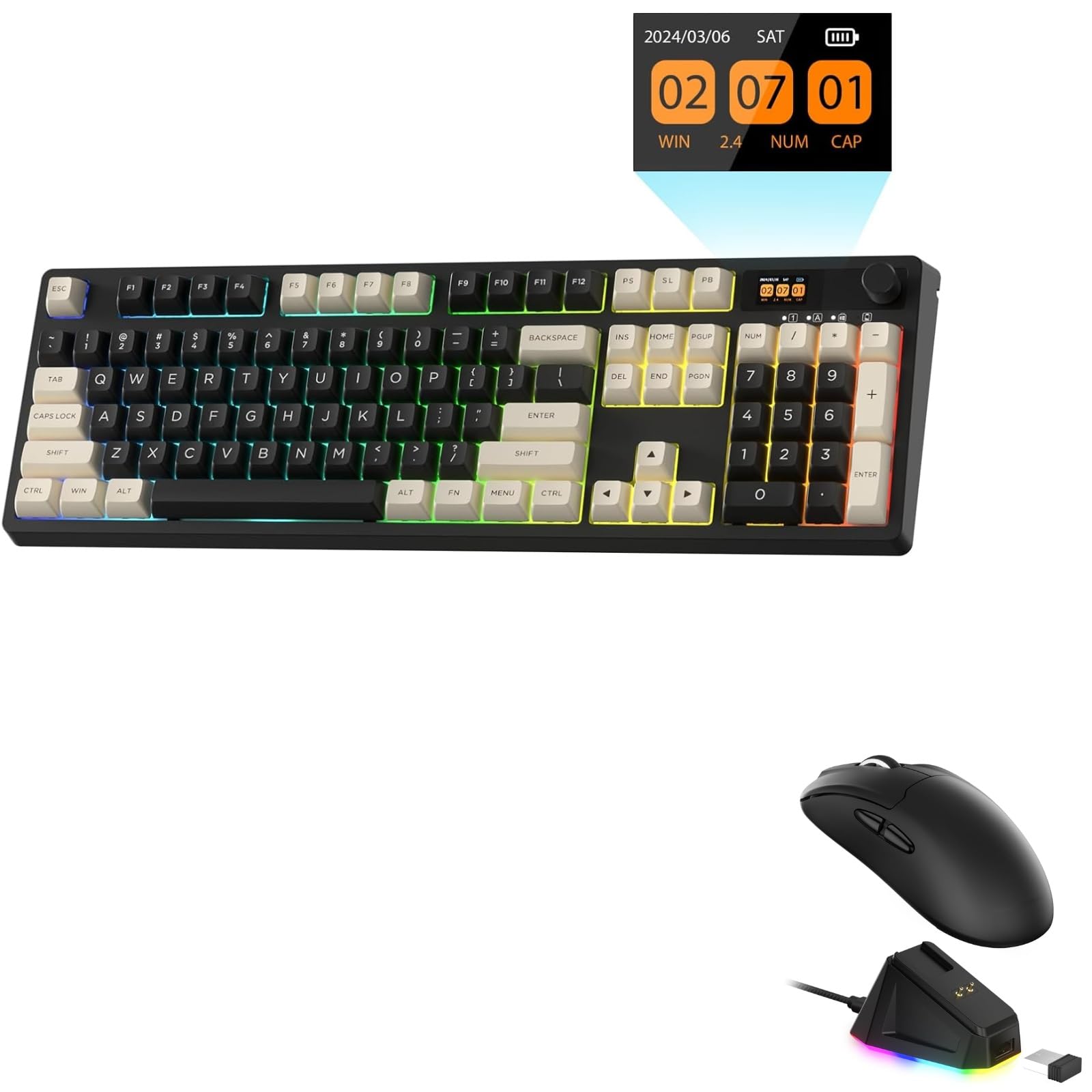 Amazon.com: Buy NB1041 PRO Keyboard with GM022 Mouse : Electronics