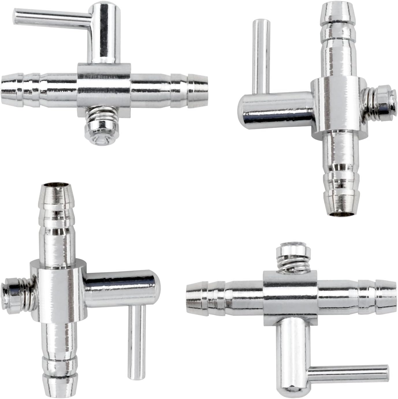 Dookoe One-Way Air Flow Tubes Stainless Steel Pump Lever Control Valves ...