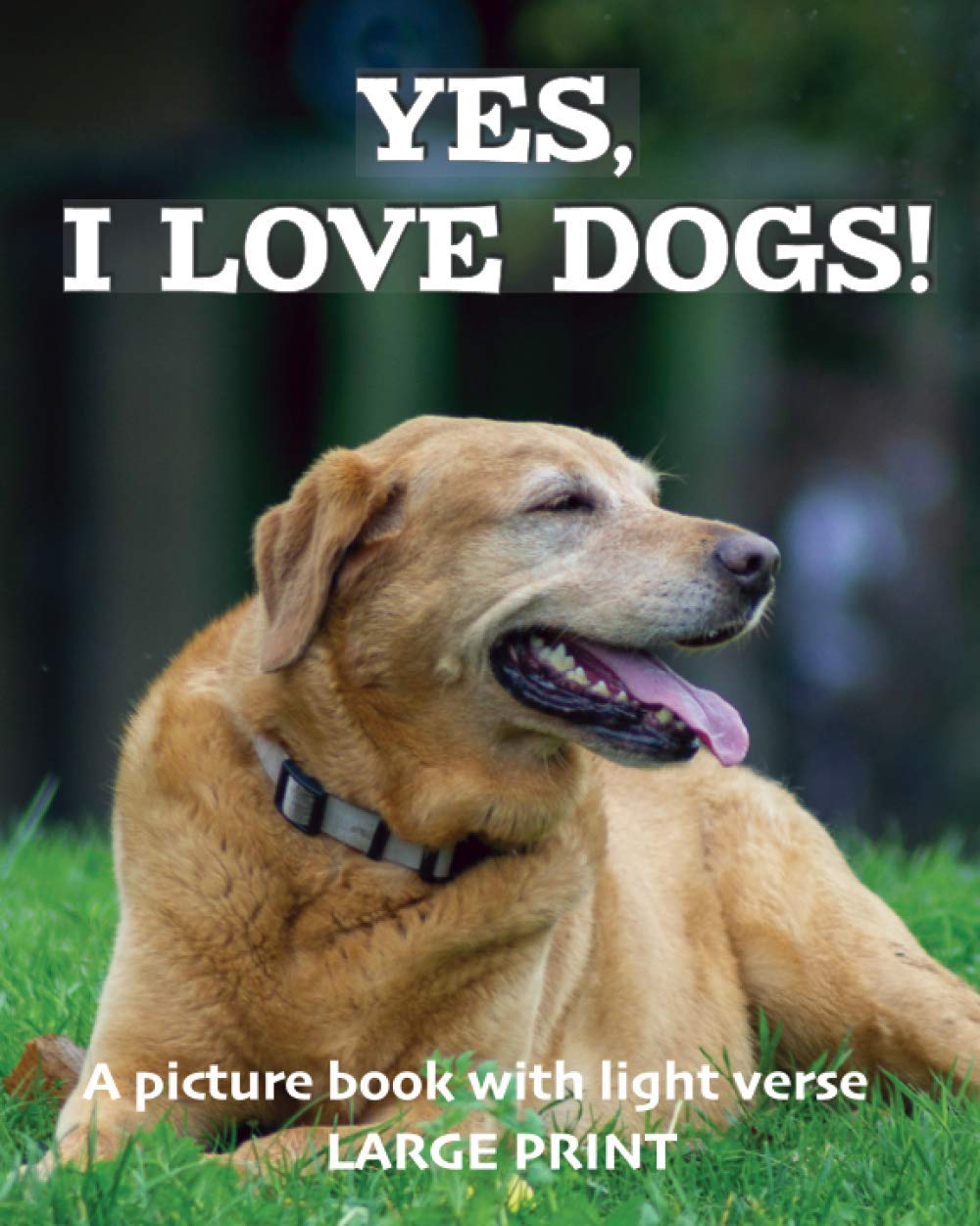 Yes, I love dogs! A picture book with light verse (Large Print): For ...