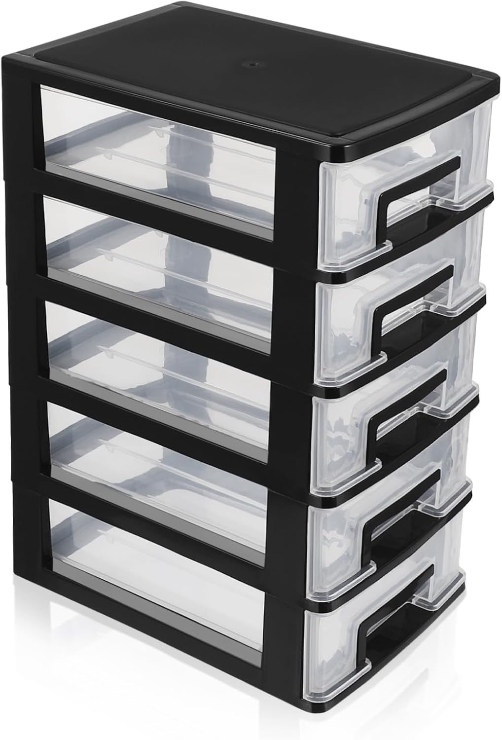 Amazon.com: FAVOMOTO Drawer Storage Organizer, 5 Layers Clear Storage ...