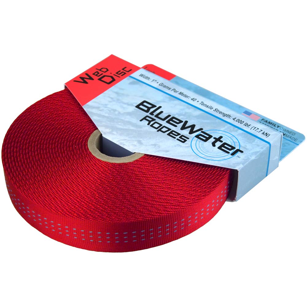 BlueWater Ropes 1" Climb-Spec Webbing - 30 FT (Red) : Amazon.in: Sports ...