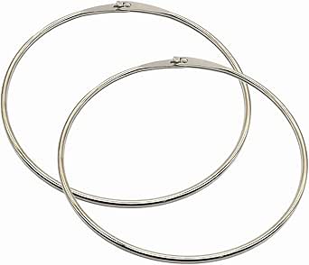 Landrain Pack of 2 Large Key Rings 150 mm Key Rings Large Key Ring with ...